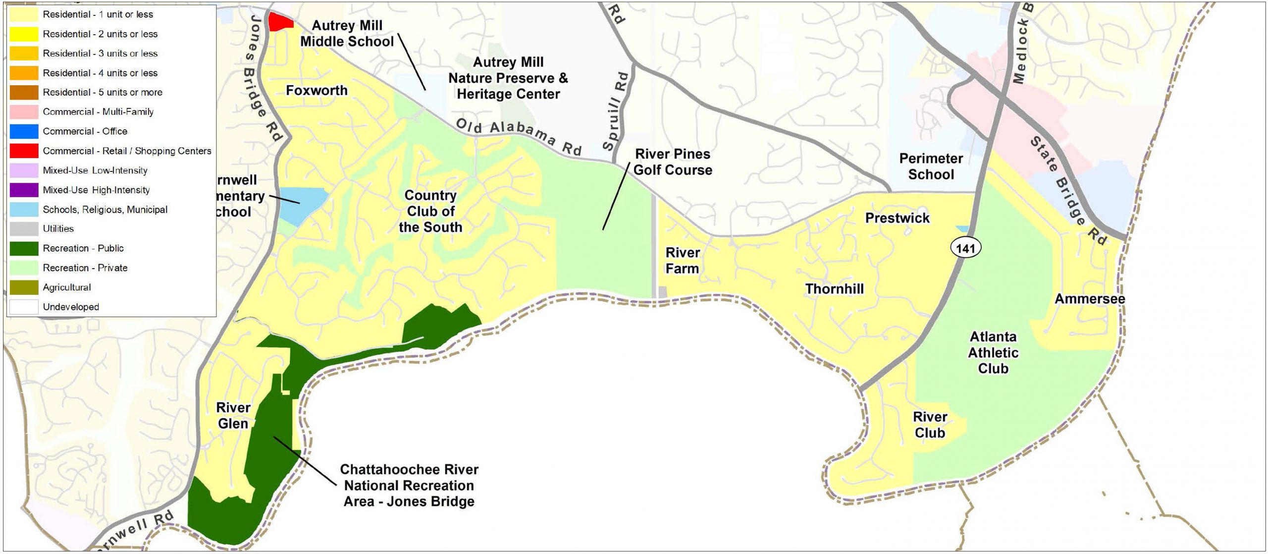 River Estates: Future Land Use Map – Living in Johns Creek GA